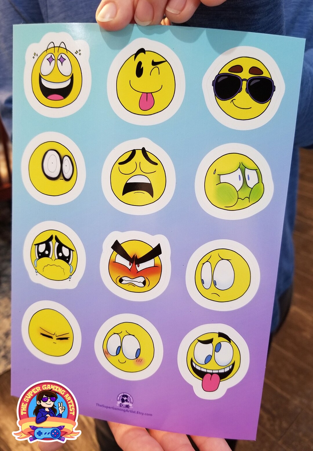 Emoji Sticker Sheet | Stickers | Journal Stickers | Scrapbook Stickers ...