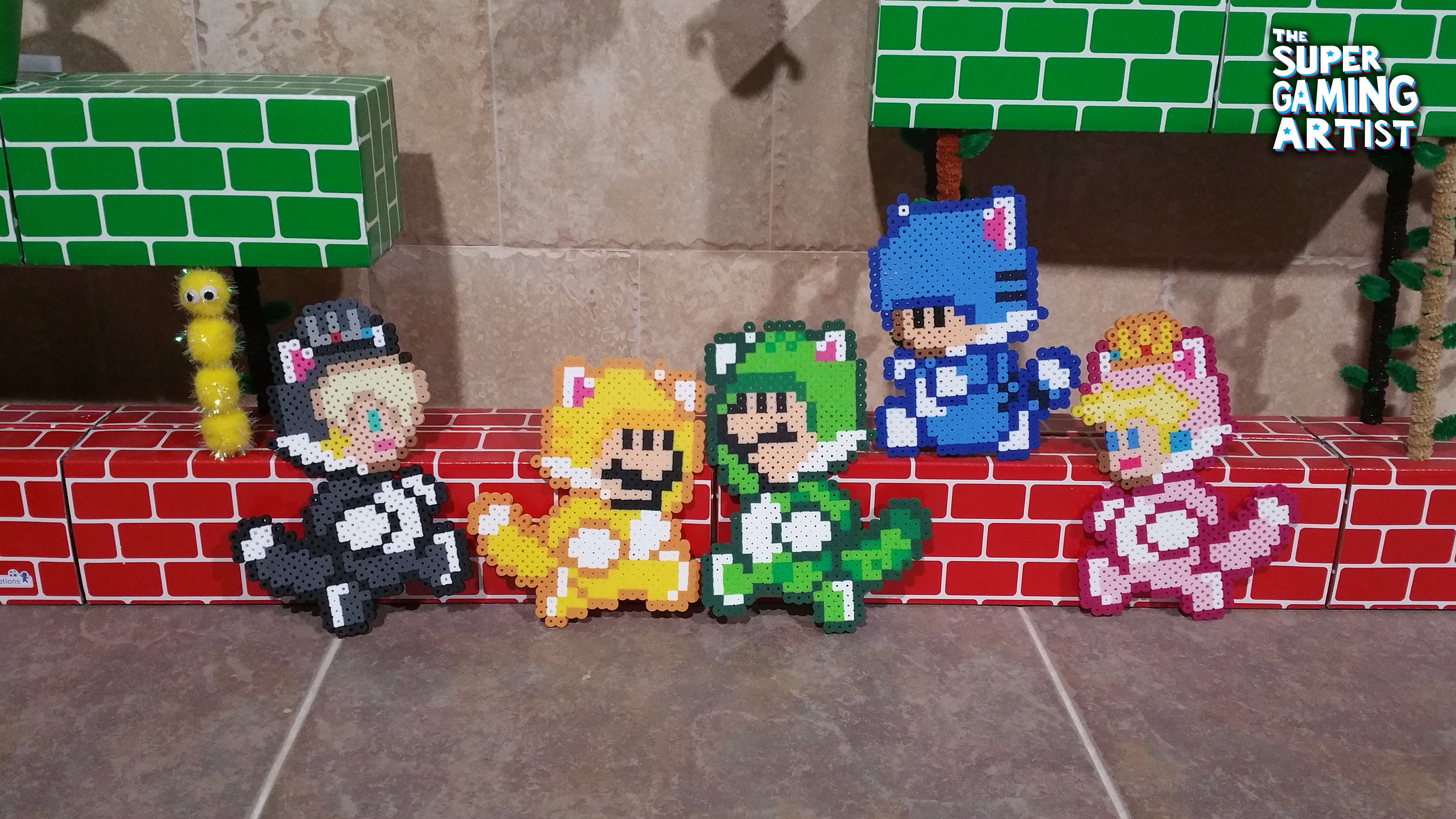 Cat Mario Cat Luigi Cat Peach Cat Rosalina and Cat Toad | Etsy