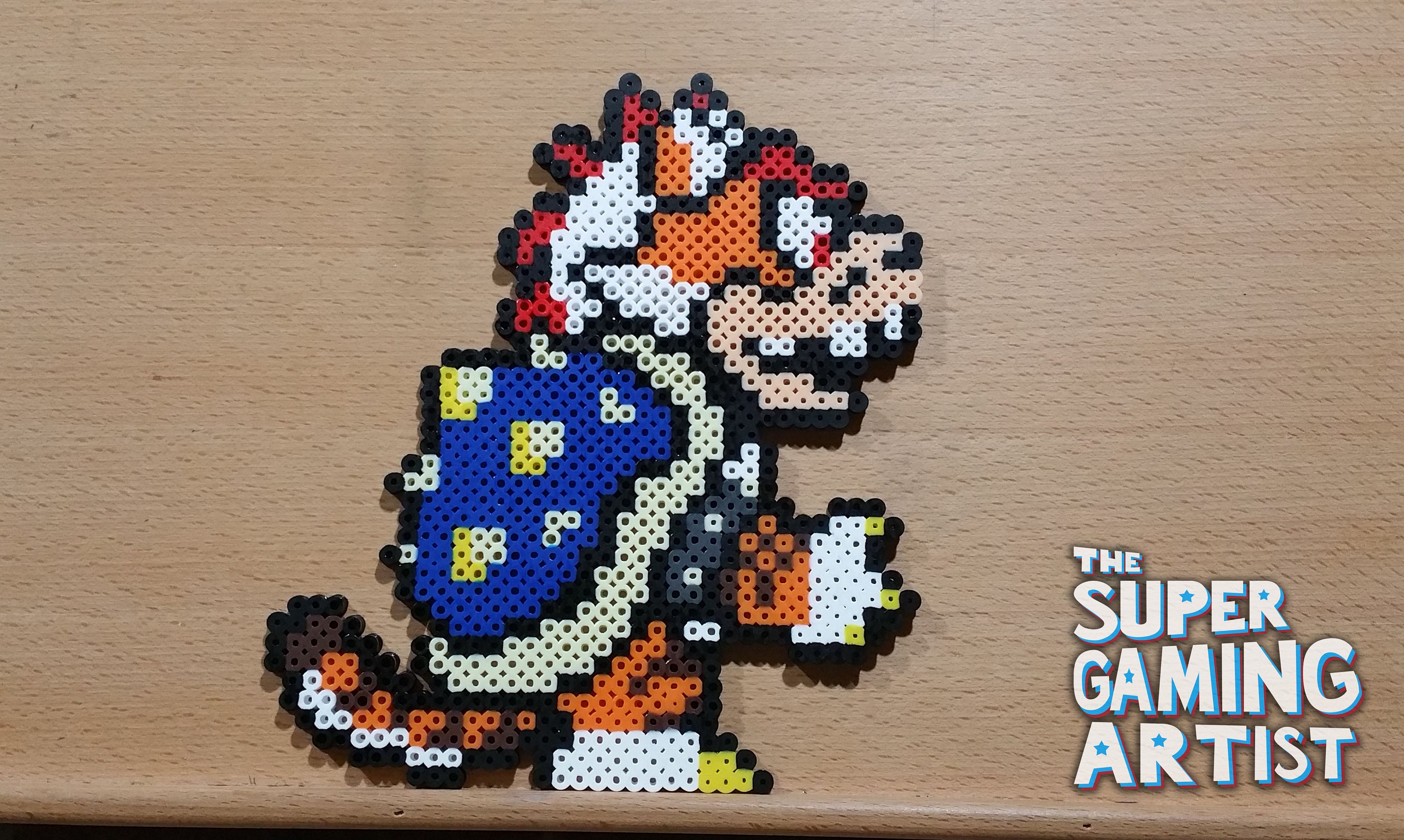 Meowser Custom Made Mario Perler 8-bit Perler Bead Art - Etsy