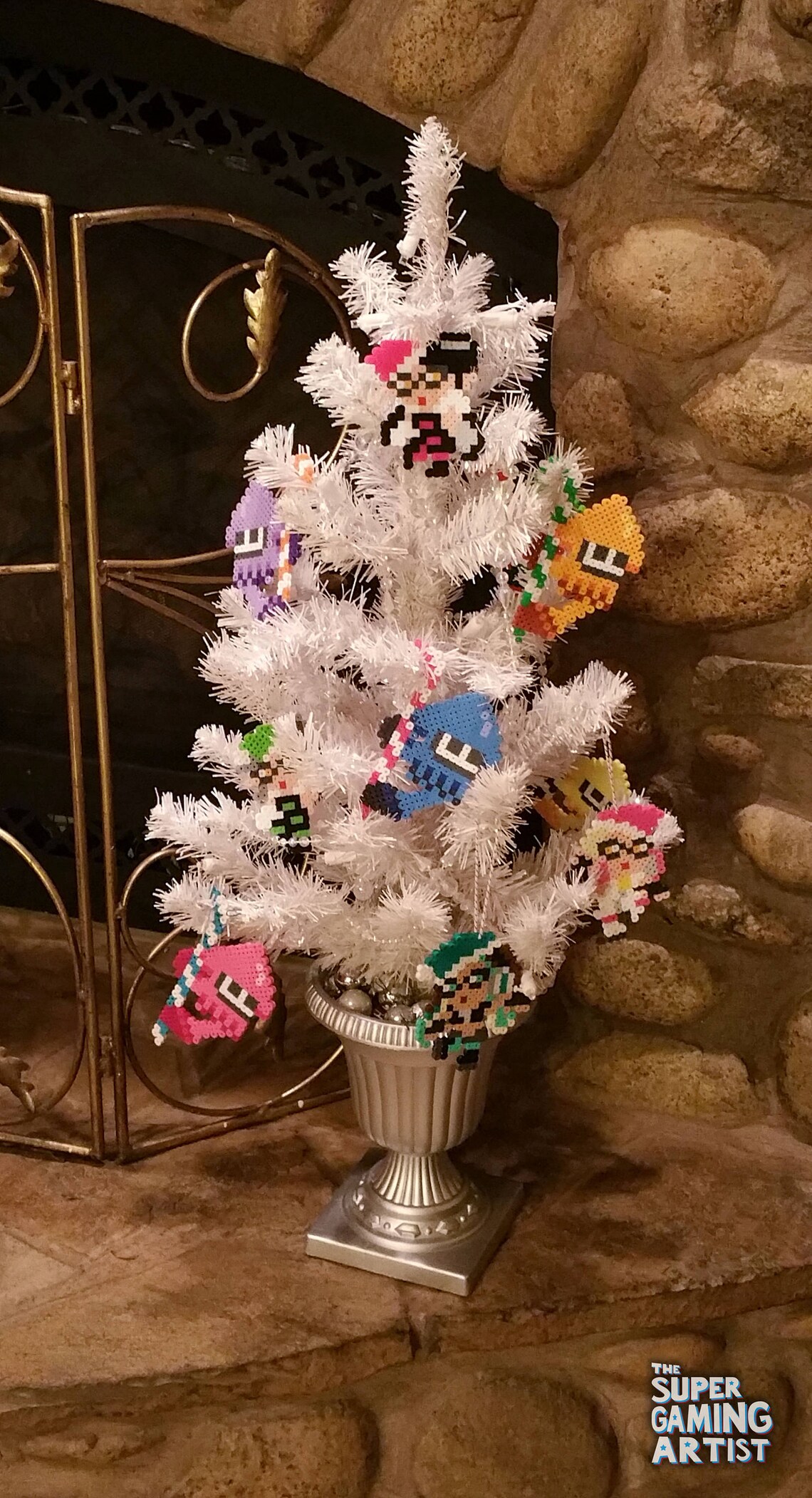 Splatoon Christmas Ornaments Squid Sisters Pearl & Marina - Etsy