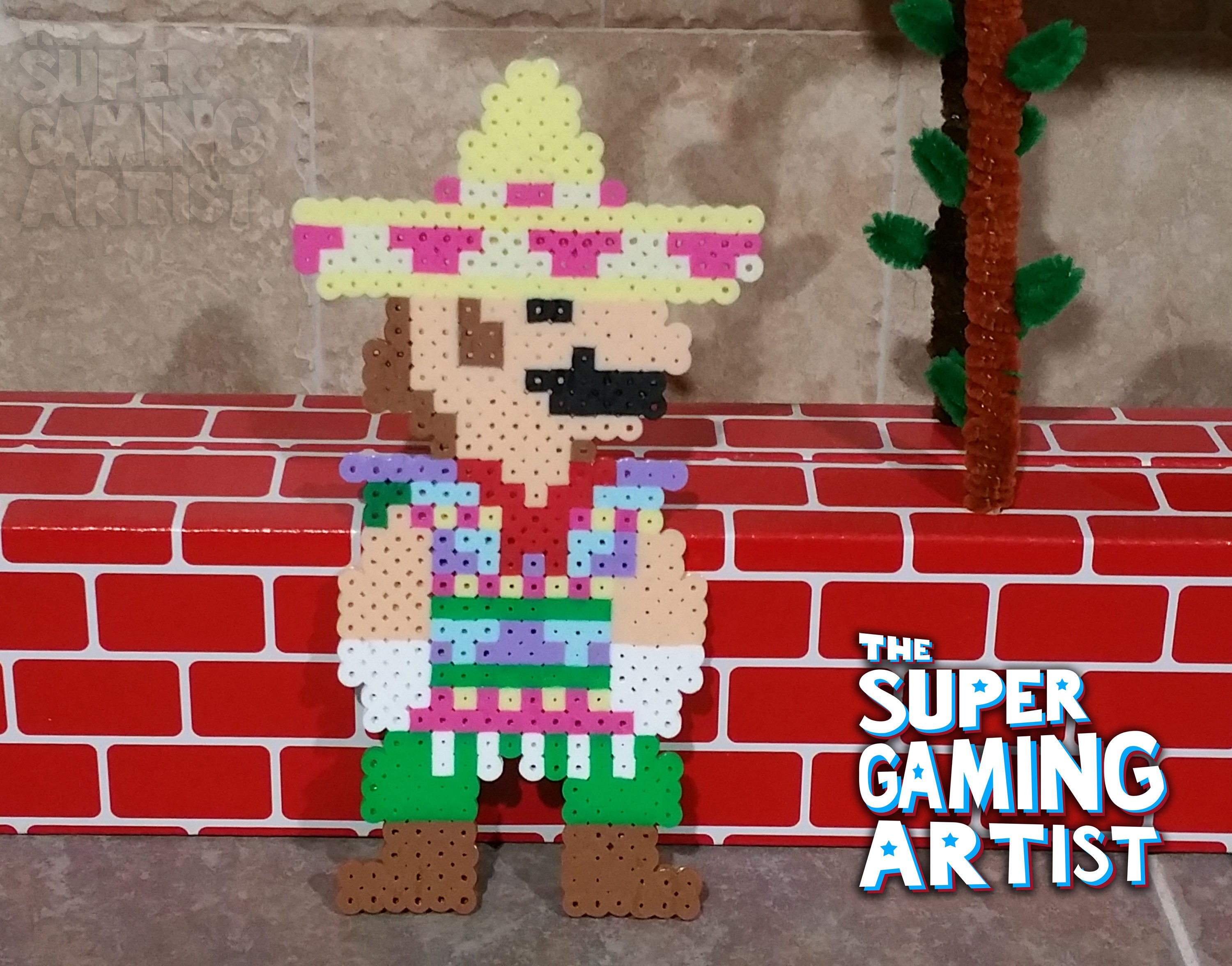 Mexican Mario Super Mario Super Mario Odyssey NES | Etsy