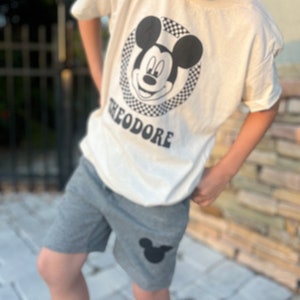 Boys Mickey Mouse Outfit, Disney Outfit for Boys, Mickey Pants and ...