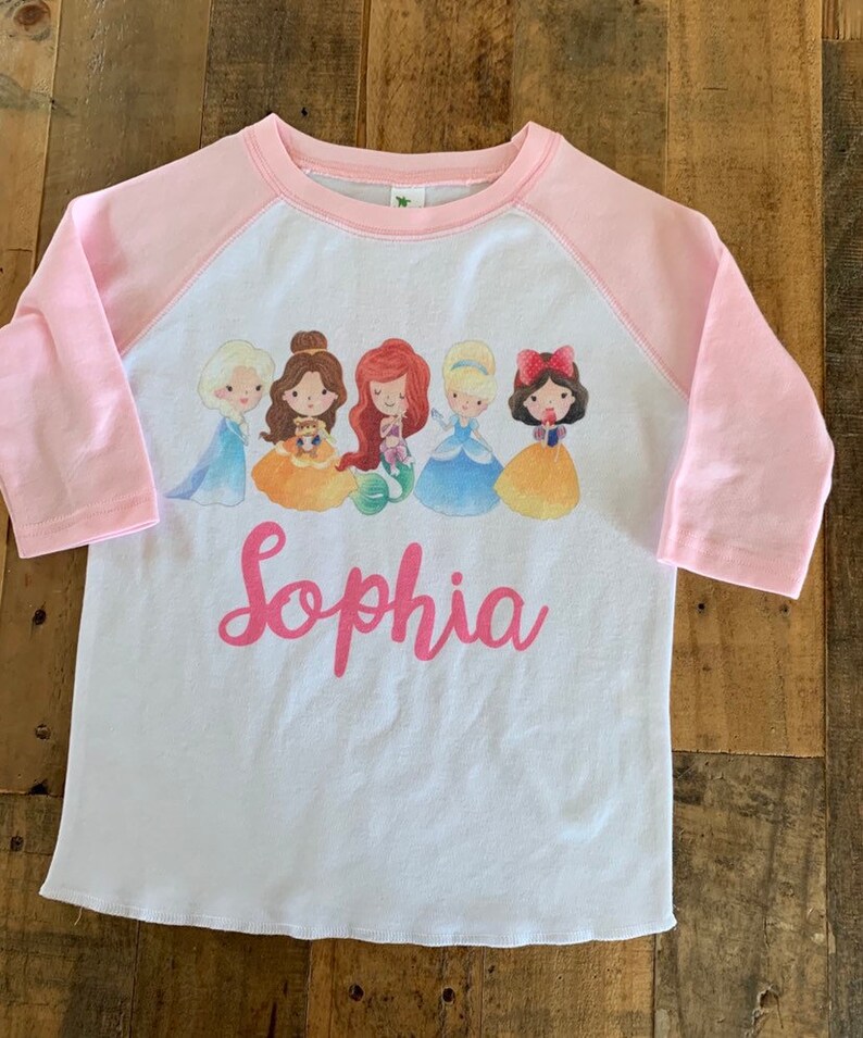 Princess Birthday Shirt Disneyland Princess Girls Shirt - Etsy
