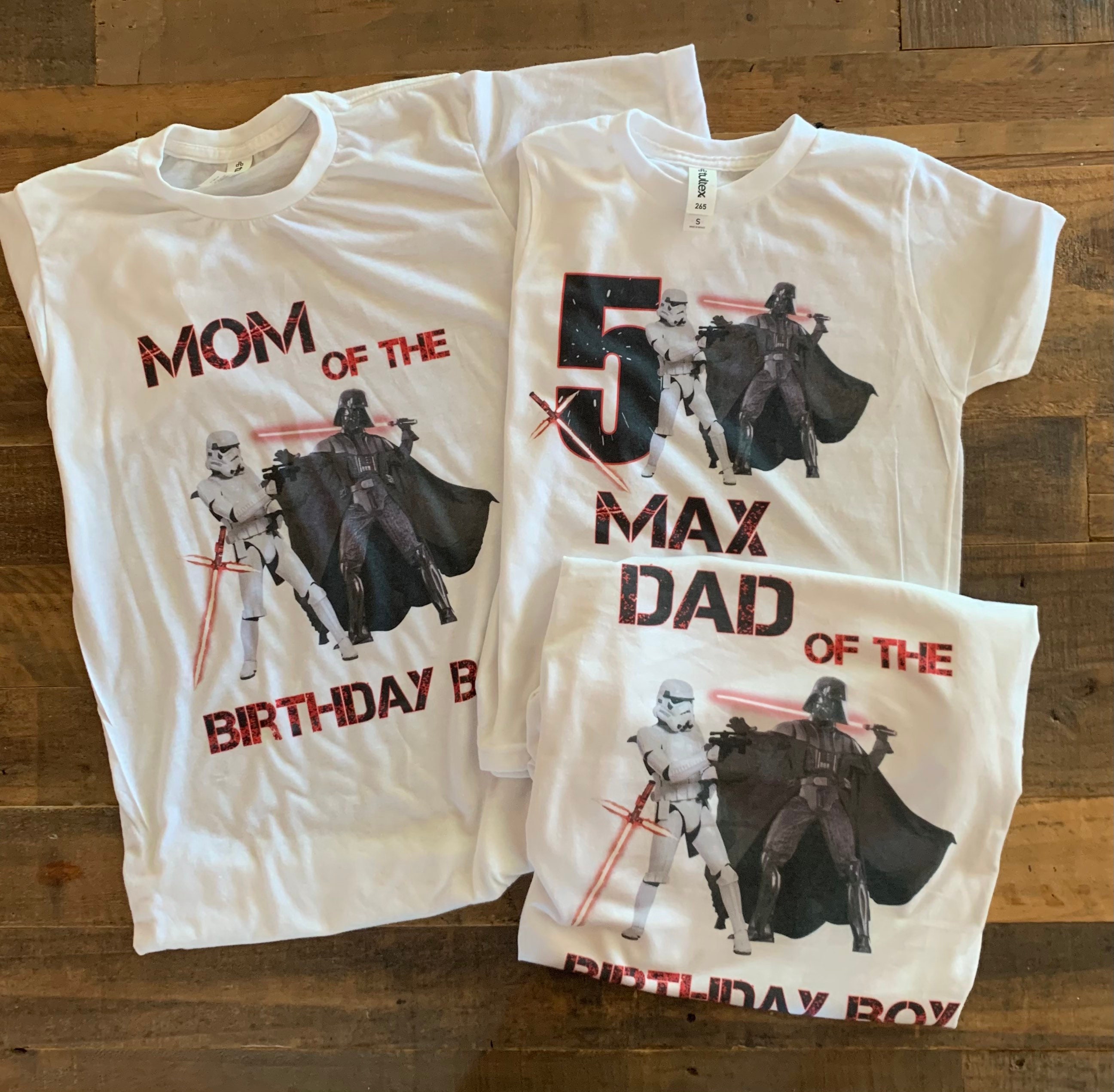 Star Wars Birthday Shirt Boys Kids Darth Vader Shirt May the - Etsy