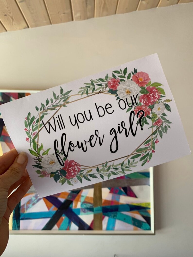 Flower girl gift set flower girl proposal gifts will you be | Etsy