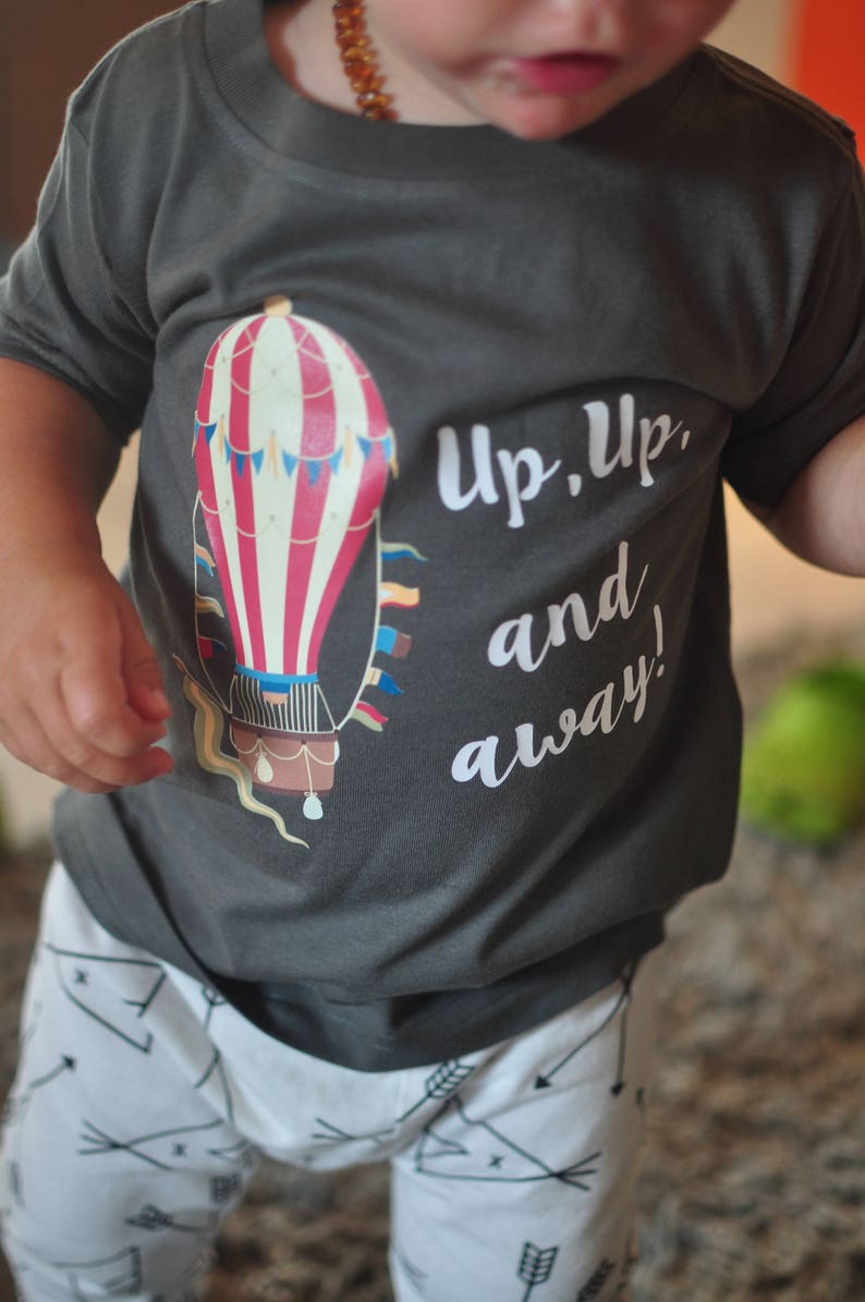 Hot Air Balloon Shirt, Hot Air Balloon Toddler, Balloon Shirt, Hot Air ...