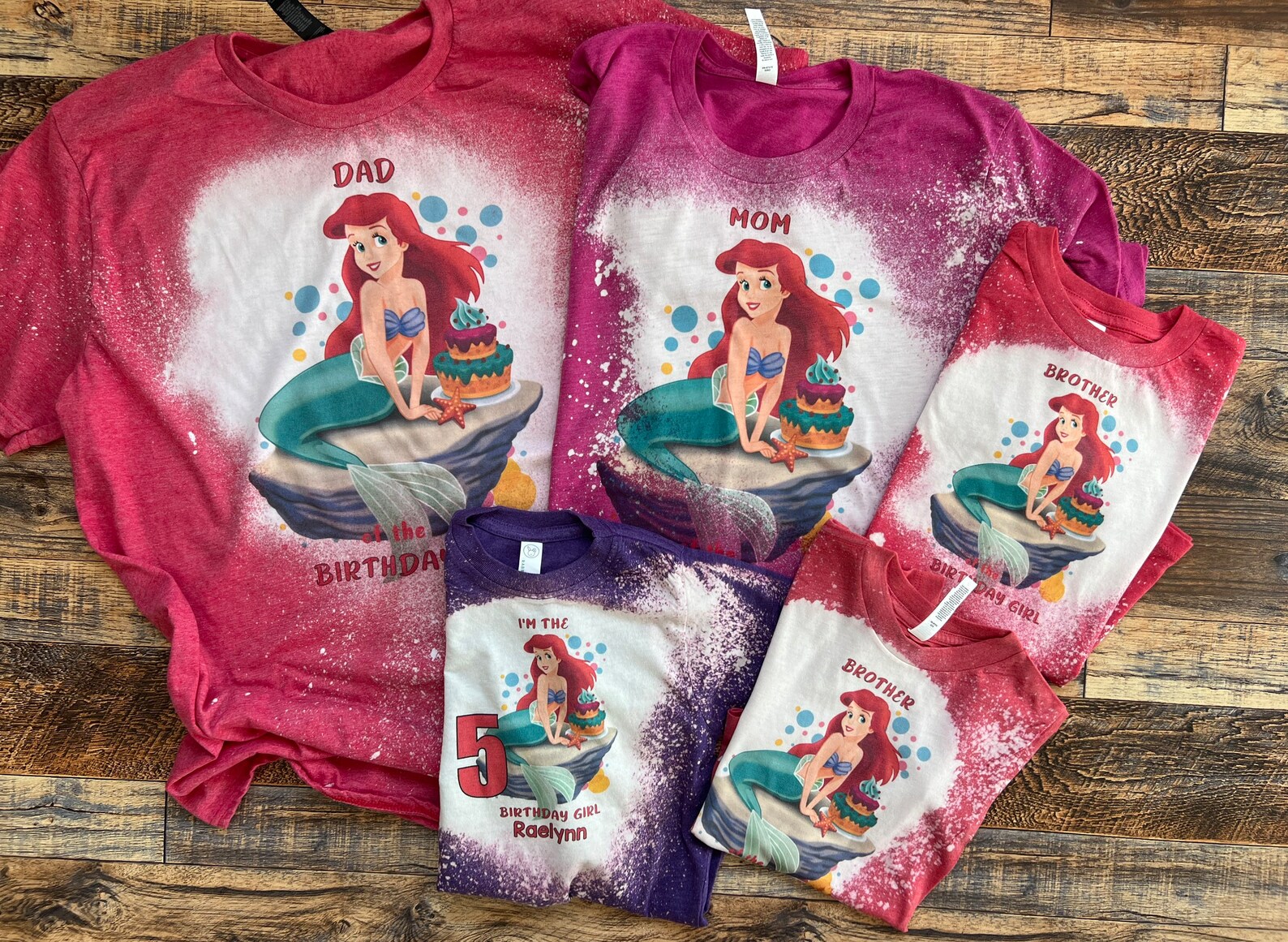 Little Mermaid Ariel Shirt Princess Mermaid Shirt Black - Etsy