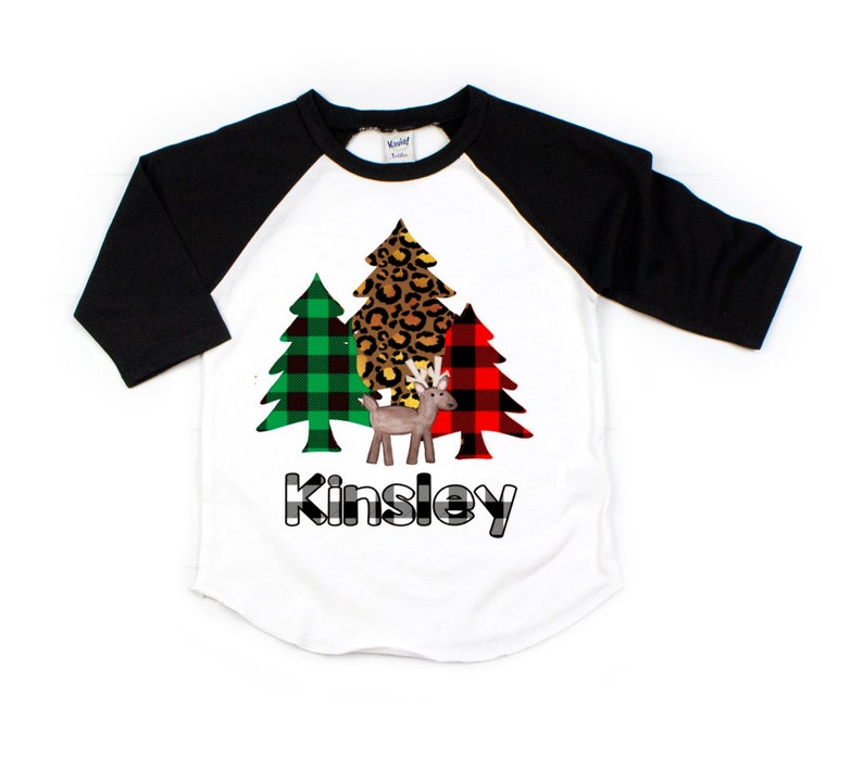 Girls santa shirt christmas leopard girls toddler christmas | Etsy