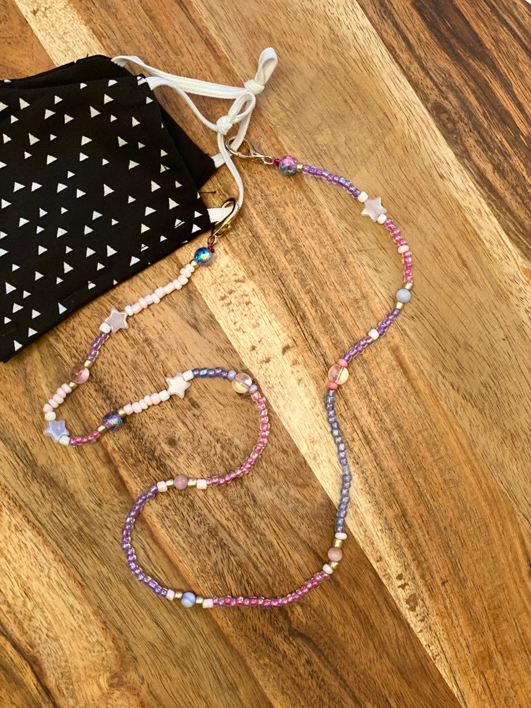 STARLIGHT Convertible Face Mask/ Sunglass Chain / Lanyard and Necklace ...