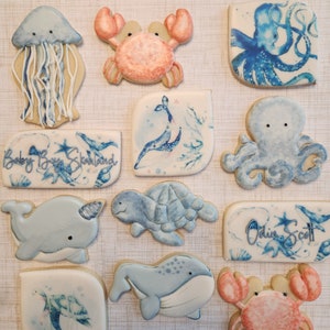 Under the Sea, Sealife, Marine Life, Sea Animals Cookie Set, Birthday ...