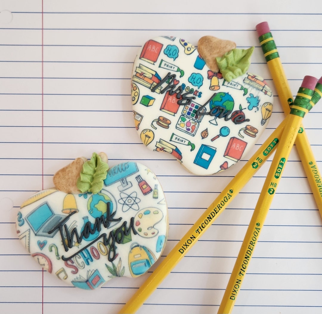 Teacher Appreciation/graduation Custom Sugar Cookies Bagged and Tied ...