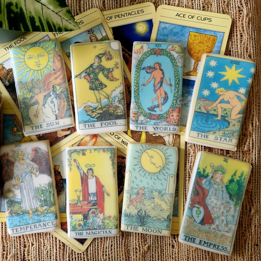 Tarot Card Sugar Cookies, Tarot Themed Bridal Shower or Birthday ...