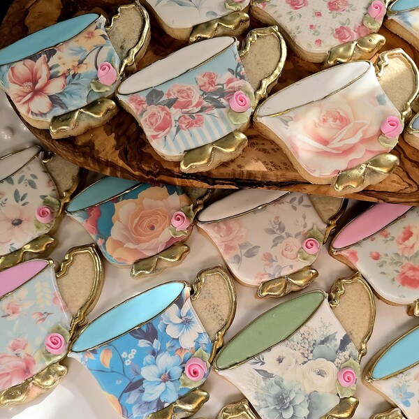 Teacup Cookies - Etsy
