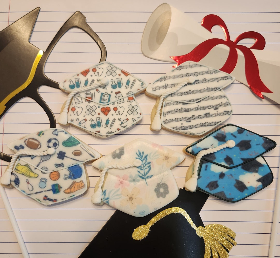 Custom Graduation Cookies, High School Graduation, College Grad, Custom ...