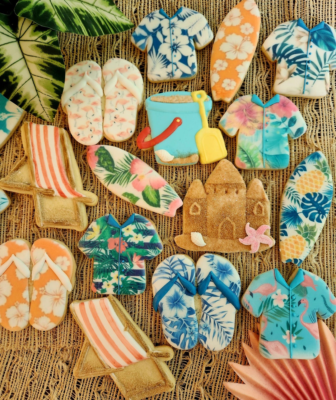 Summer Beach Vibes Sugar Cookie Set, Beach Wedding, Bachelorette ...