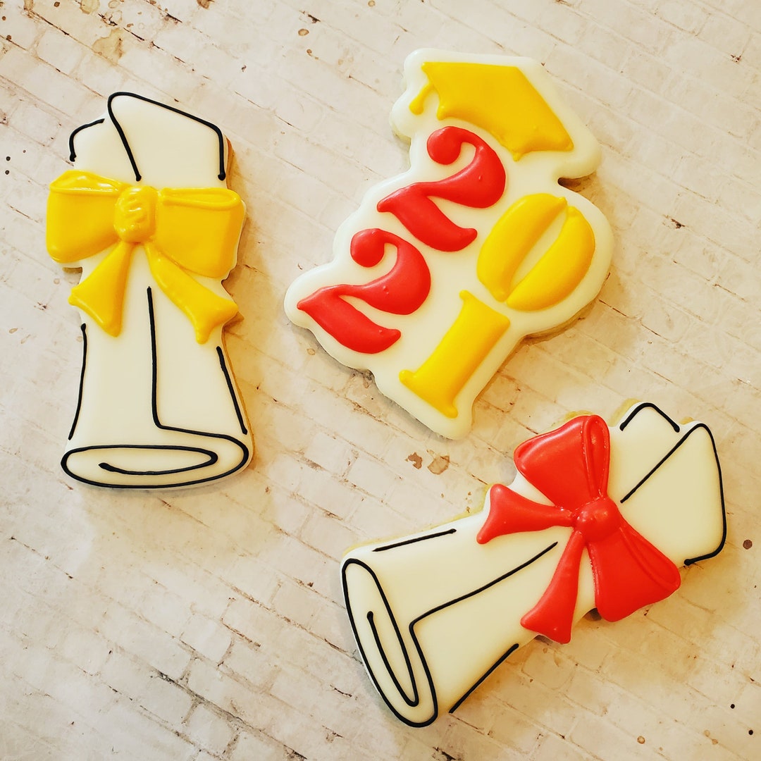 Custom Graduation Cookies, 2023 Grad Cookies, Diploma Cookies - Etsy