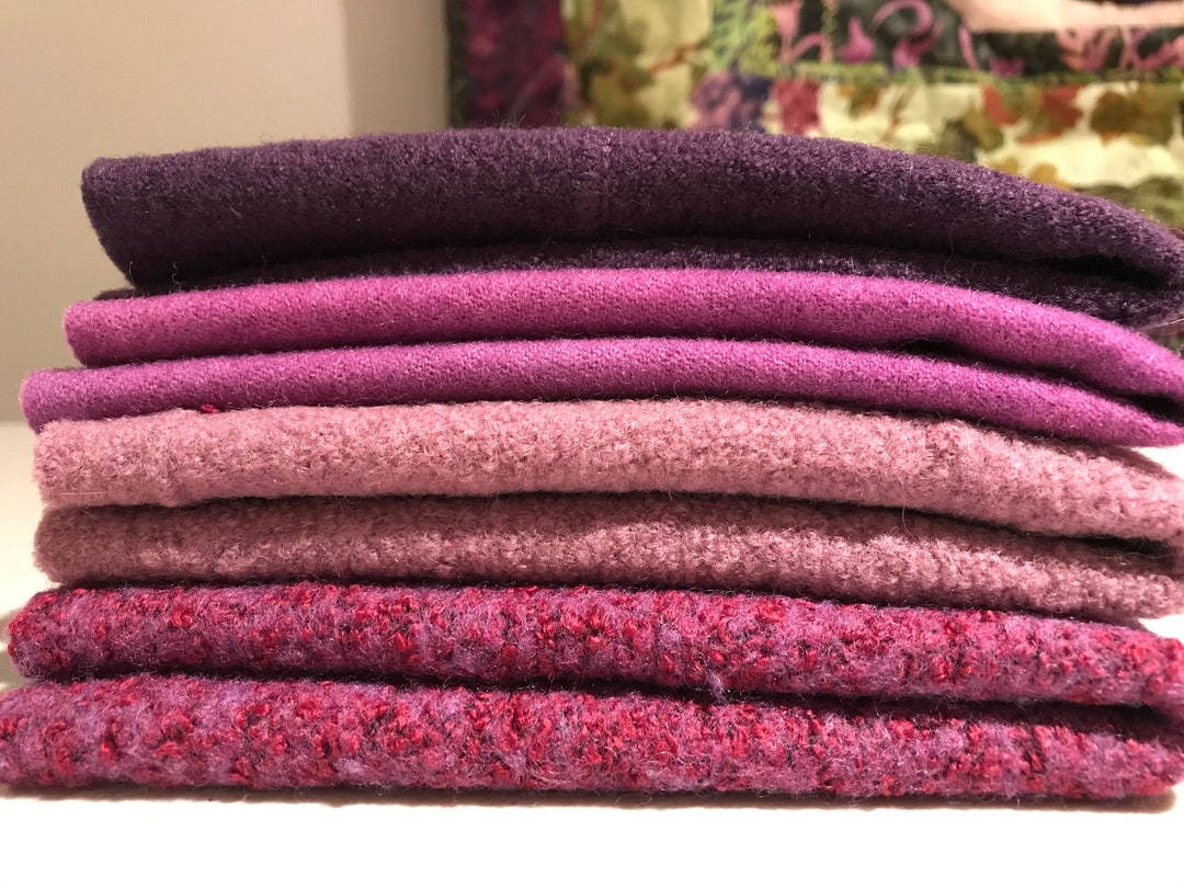 Felted Wool Fat Eighth Bundles - Etsy