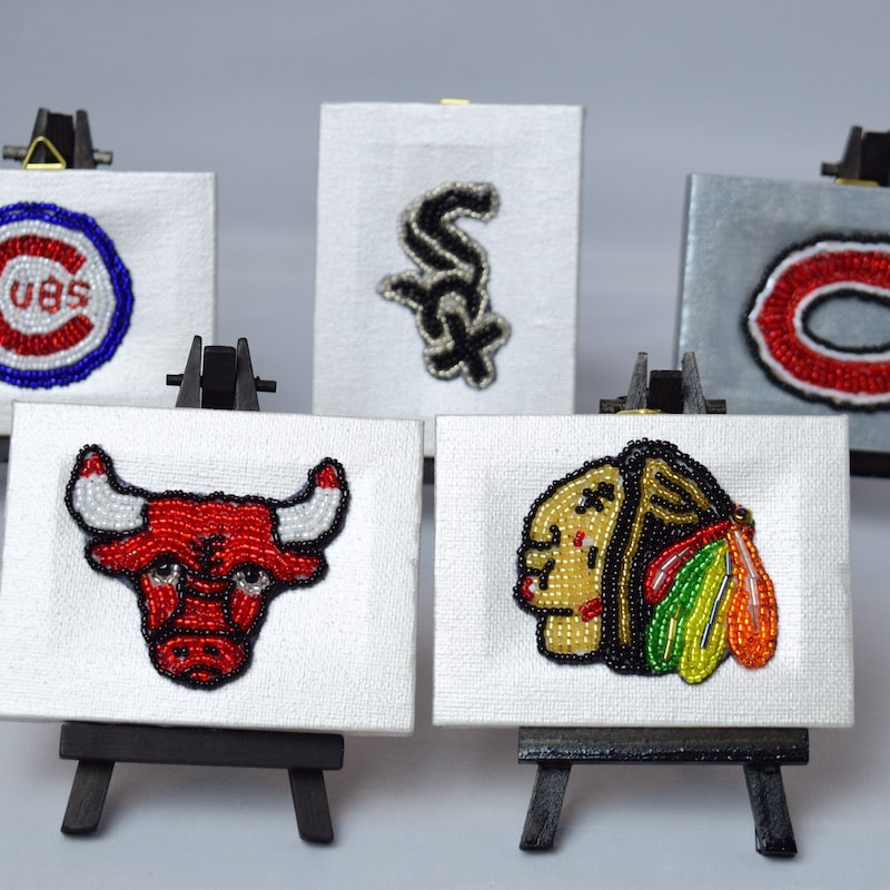 Chicago Teams Painting - Etsy