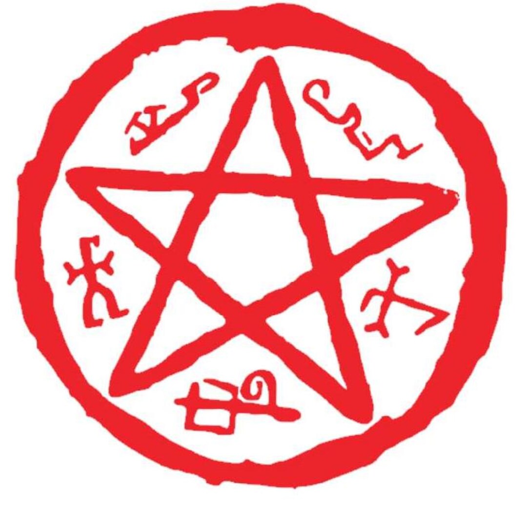 Supernatural Devils Trap Symbol Decal Sticker SPN - Etsy