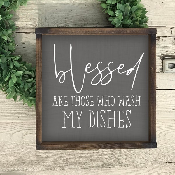 Wash Dishes Sign - Etsy