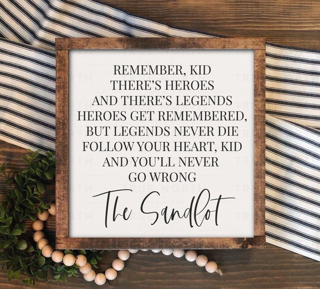 The Sandlot Sign | Wooden Home Decor | House Warming Gift | Wall Art ...