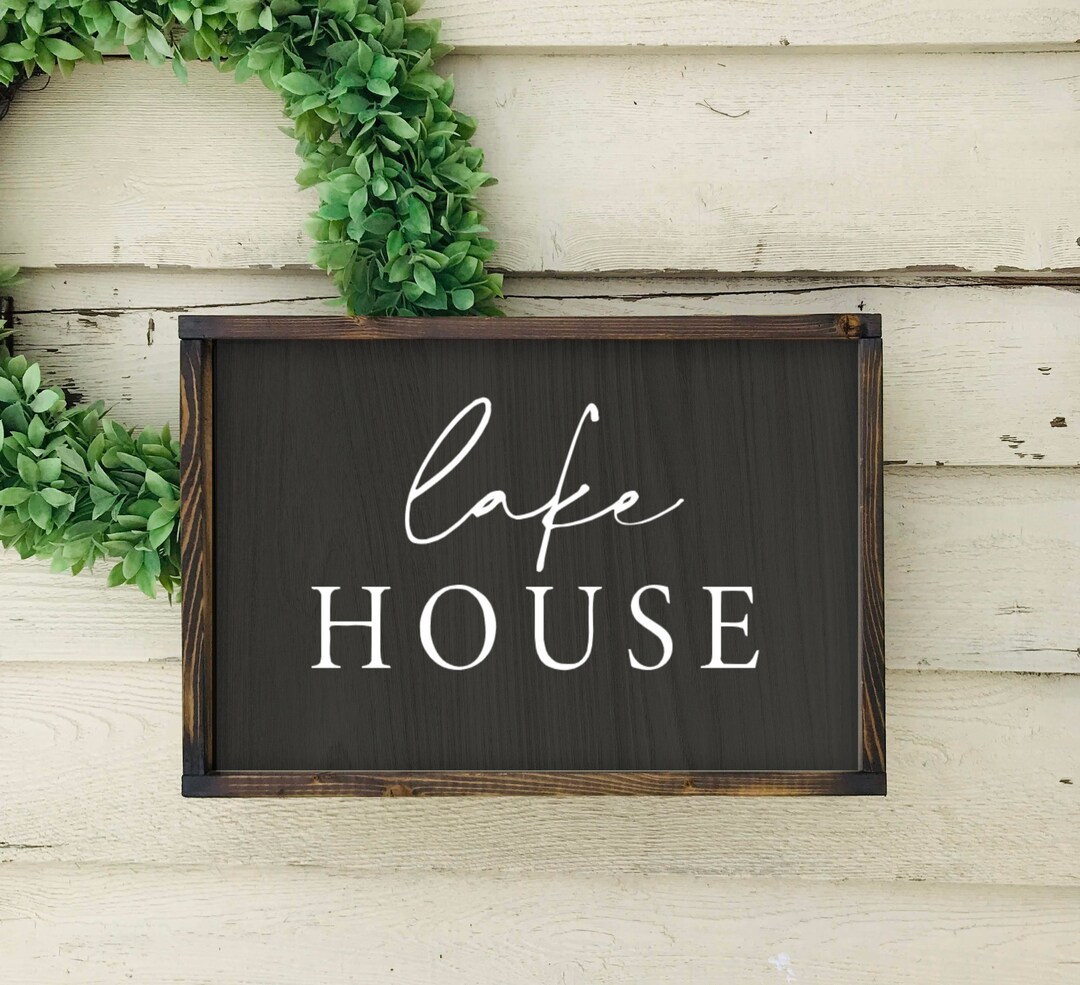 Lake House Sign, Family Lake House, Lake House Decor, Lake Gifts, Lake ...
