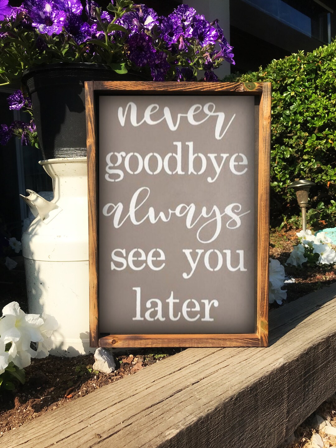 Never Goodbye Always See You Later Handmade Wedding Gift - Etsy