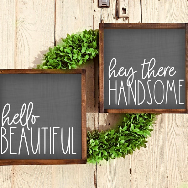 Hello Beautiful Wall Decor - Etsy