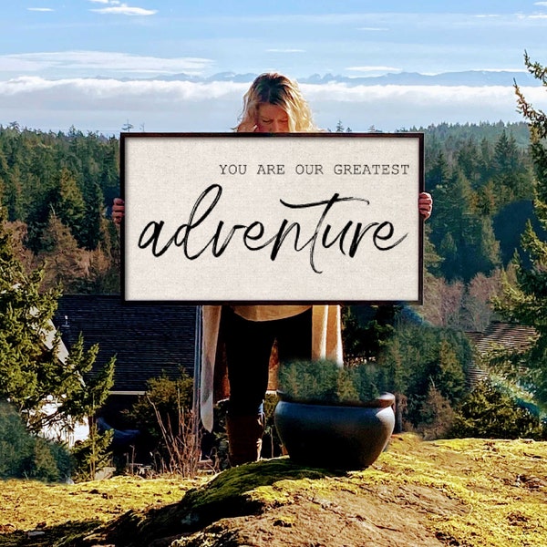 Adventure Wood Sign - Etsy