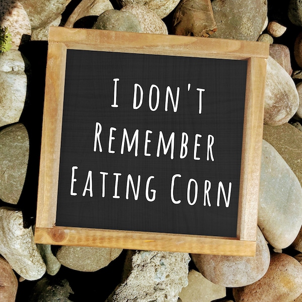 Funny Bathroom Signs Corn - Etsy
