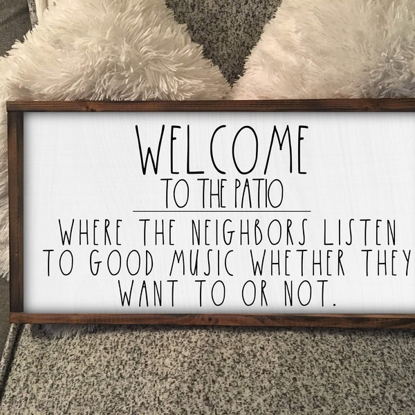 Funny Patio Signs - Etsy