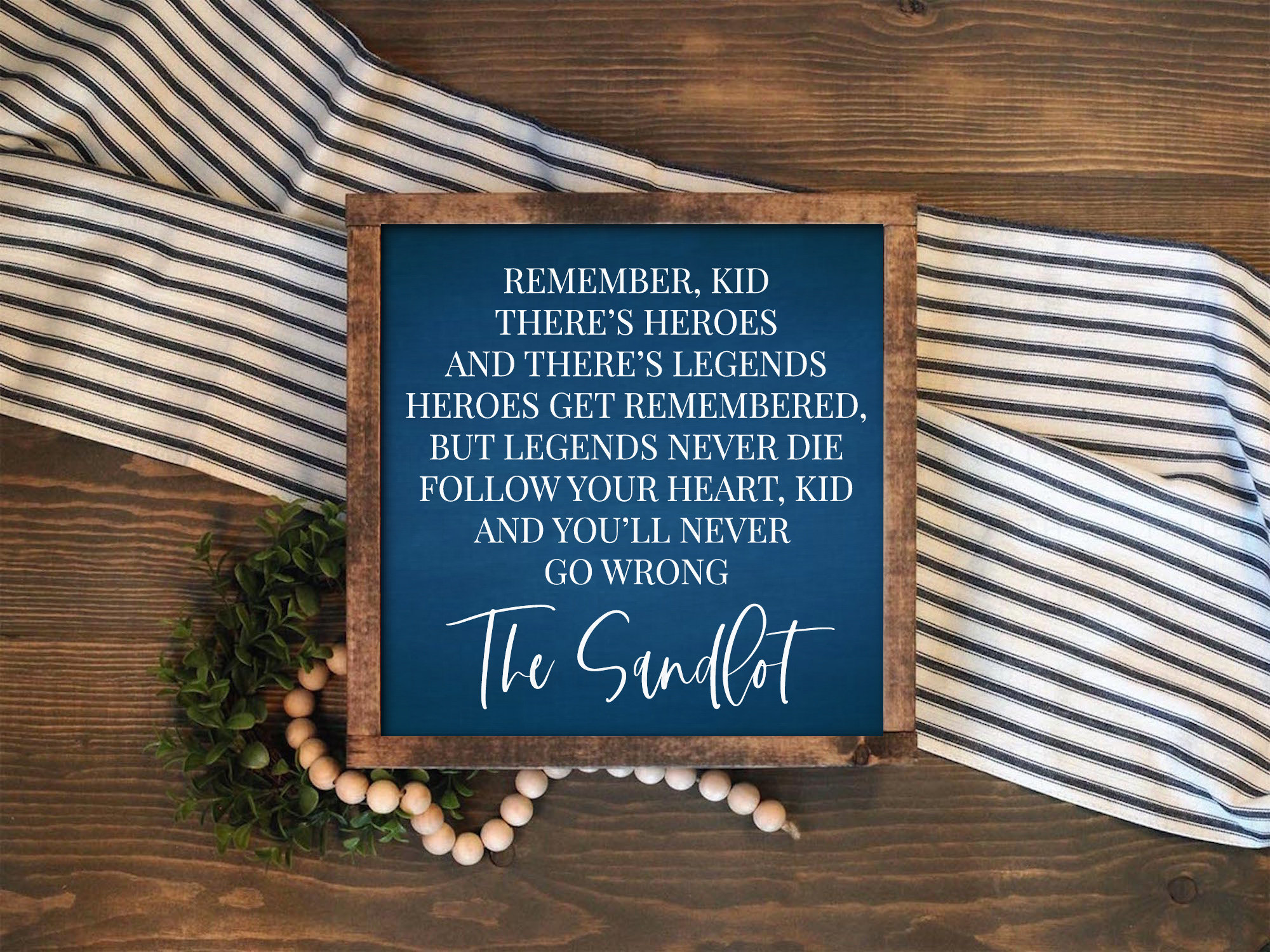 The Sandlot Sign Wooden Home Decor House Warming Gift - Etsy