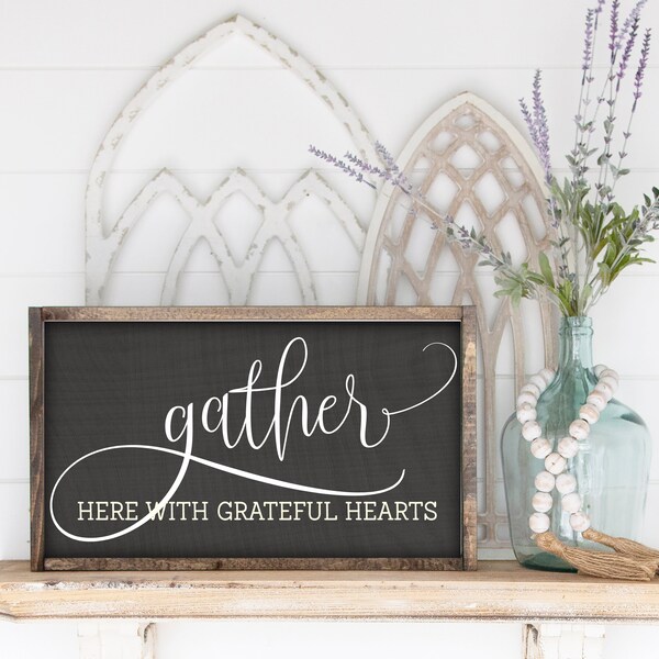 Large Gather Sign - Etsy