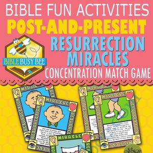JESUS CHRIST Resurrection Miracles Match Game (post-and-present ...
