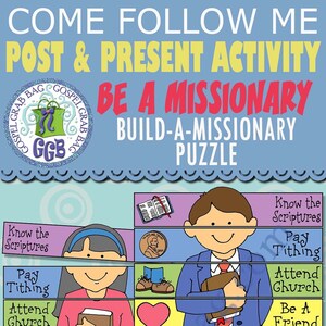 MISSIONARY PREPARATION: Build-a-missionary Puzzle "as a Follower of ...