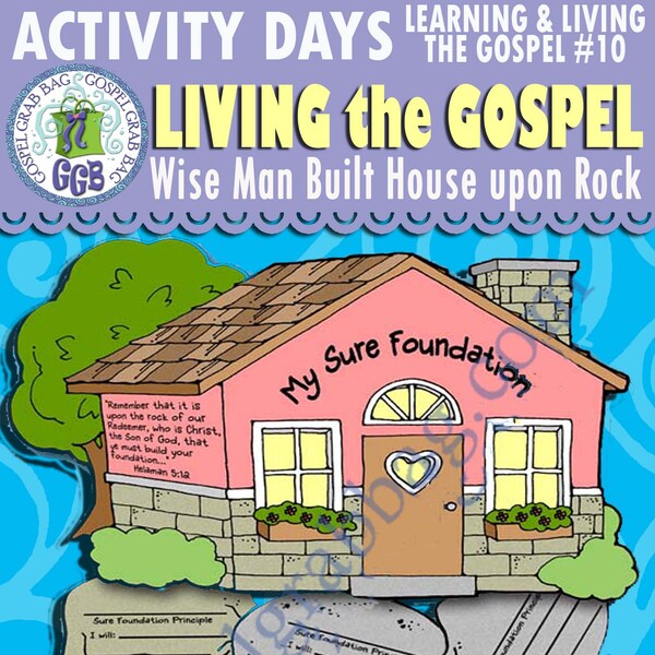 House Built on a Rock - Etsy