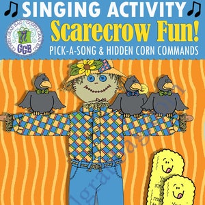 Primary Music Singing Activity, “scarecrow Fun! – Build a Scarecrow ...
