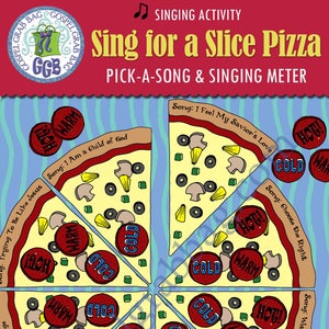 Primary Music Singing Activity, “sing for a Slice” – Pizza Pick-a-song ...
