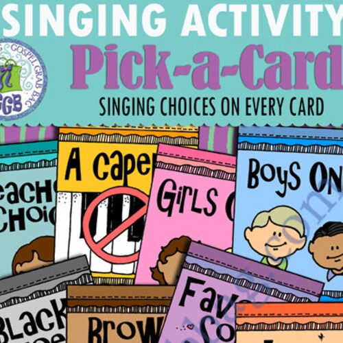 Primary Music Singing Activity pick-a-card Singing - Etsy