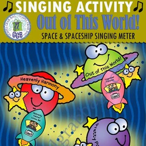 Primary Music Singing Activity, "out of This World" PLANET Singing ...