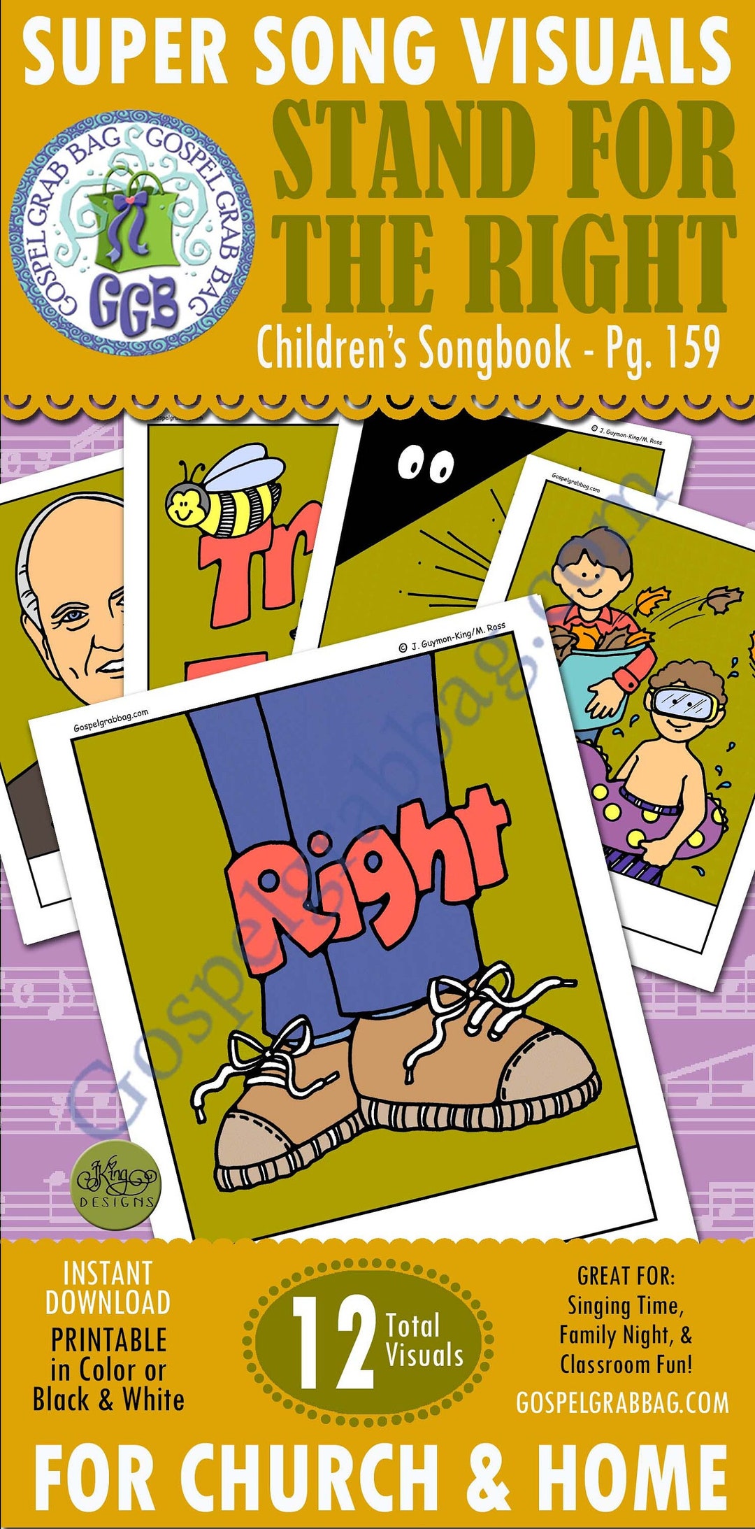 SONG stand for Right VISUALS Picture-for-every-verse, Music for Primary ...