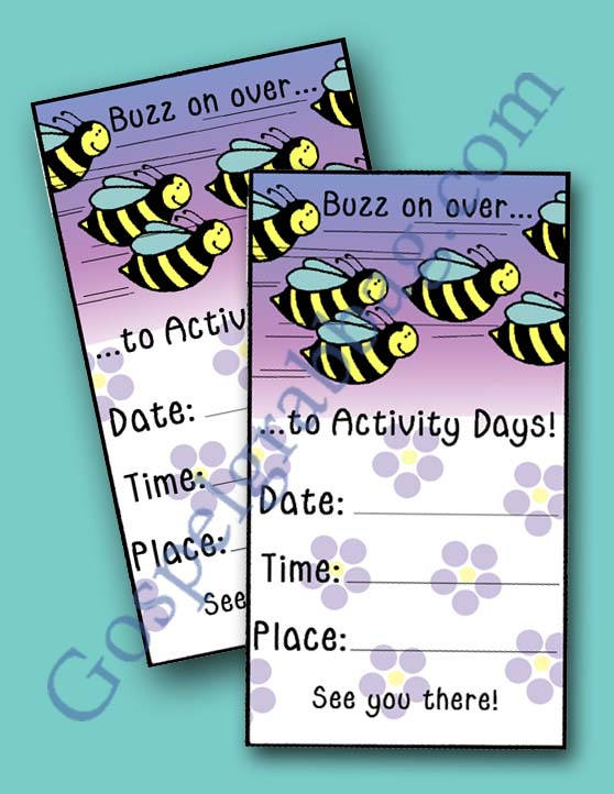 Activity Days Learning & Living the Gospel GOAL 5 Share Feelings About ...