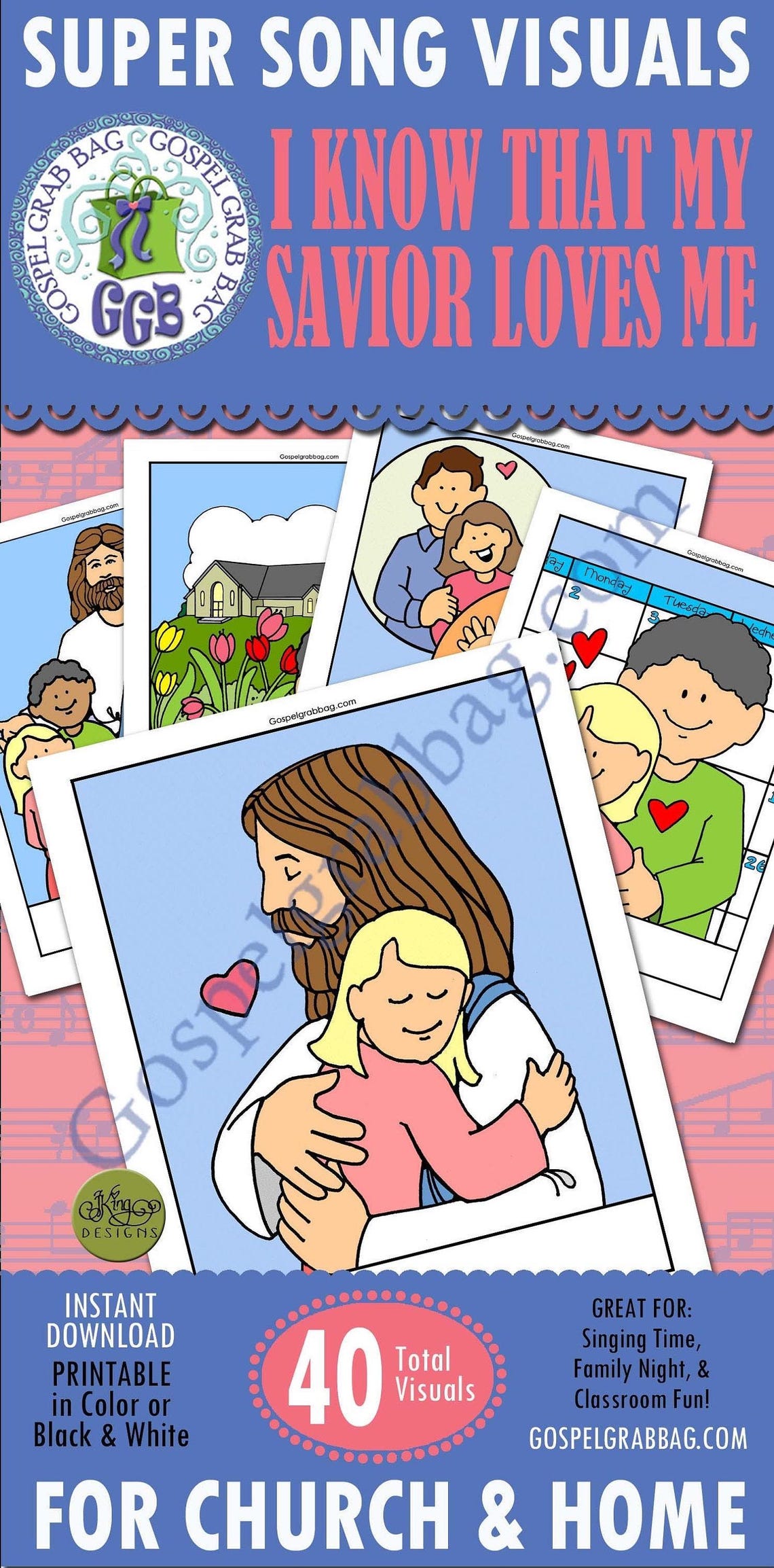 SONG "i Know That My Savior Loves Me" VISUALS - Picture-for-every-verse ...