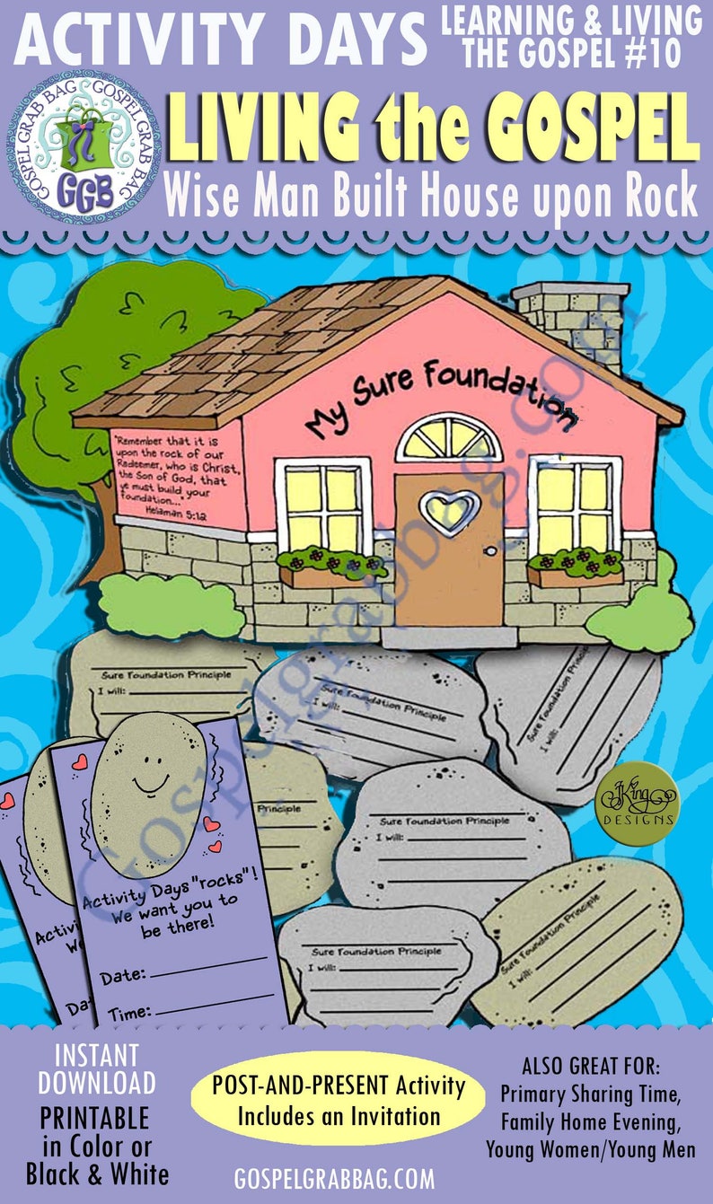 Activity Days Learning & Living the Gospel GOAL 10 Learn Gospel ...