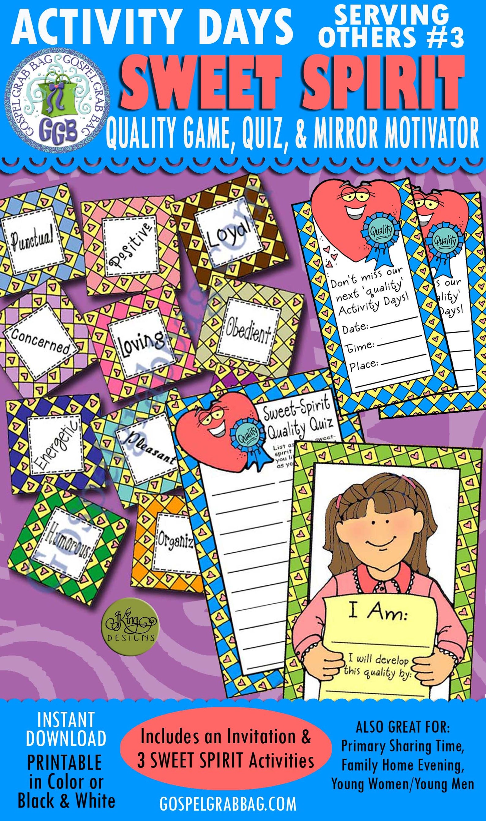 Activity Days Serving Others GOAL 3 qualities, Respect, Kindness ...