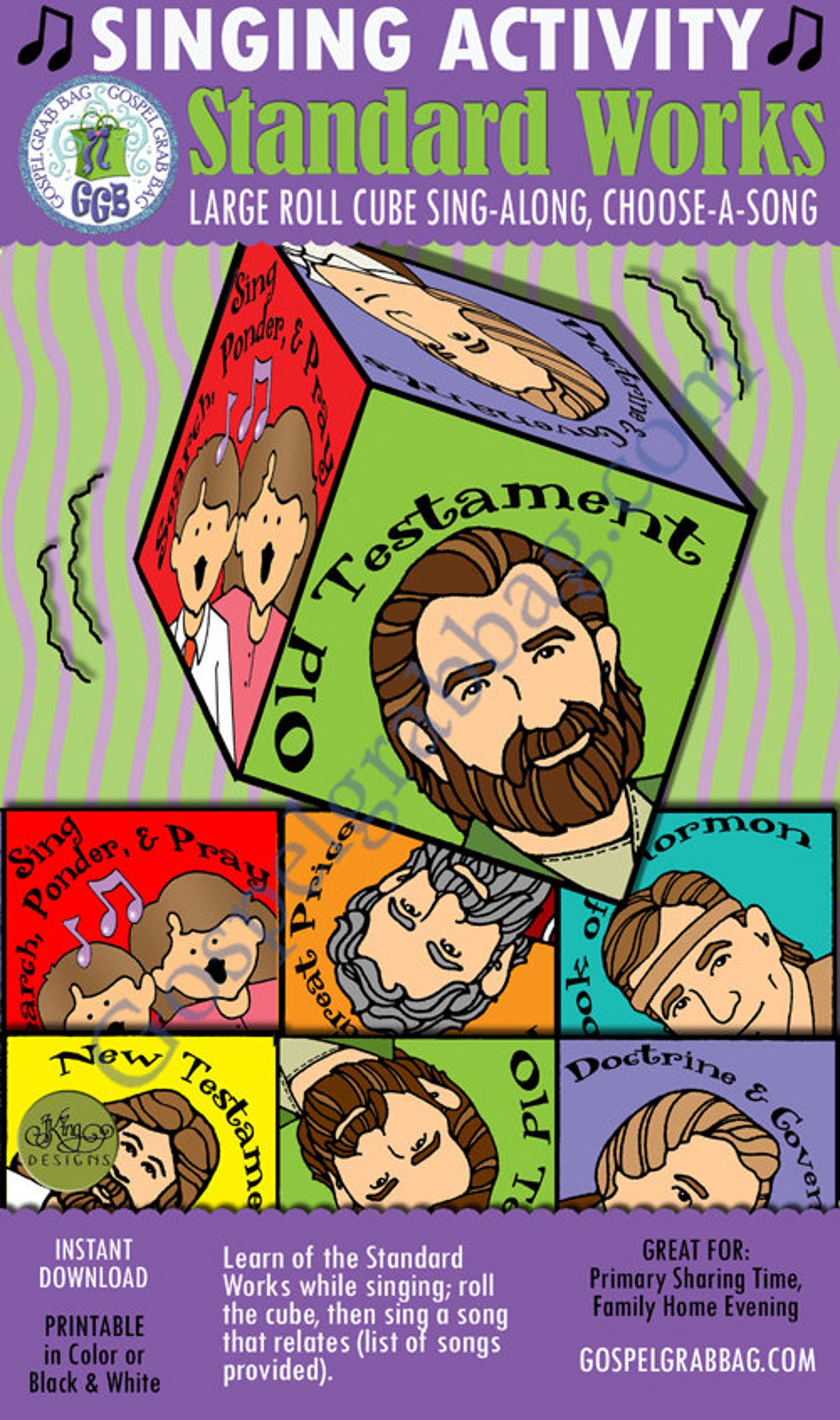 Primary Music Singing Activity, “standard Works” Sing-along – Roll the ...