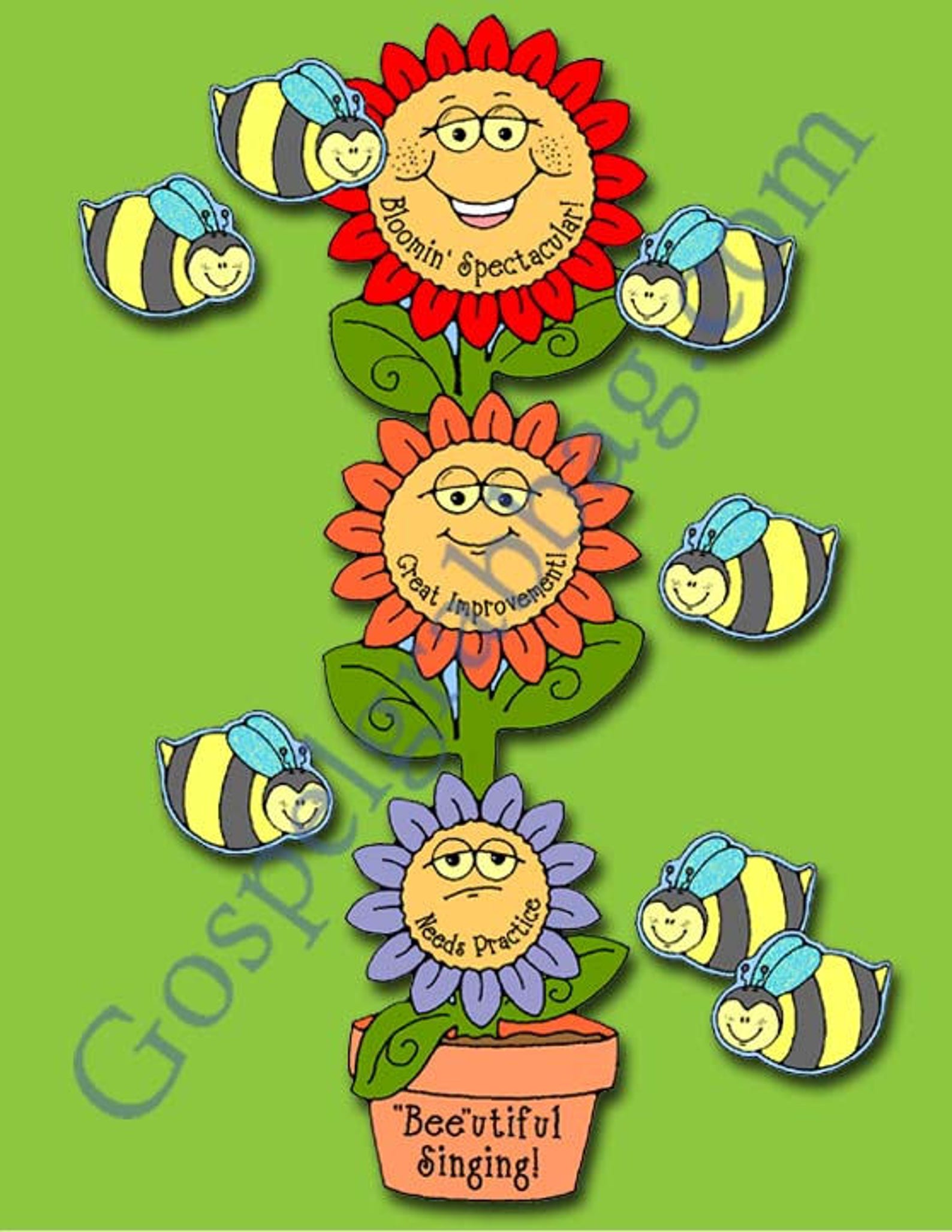 Primary Music Singing Activity, "bee"utiful Singers - Singing Meter and ...