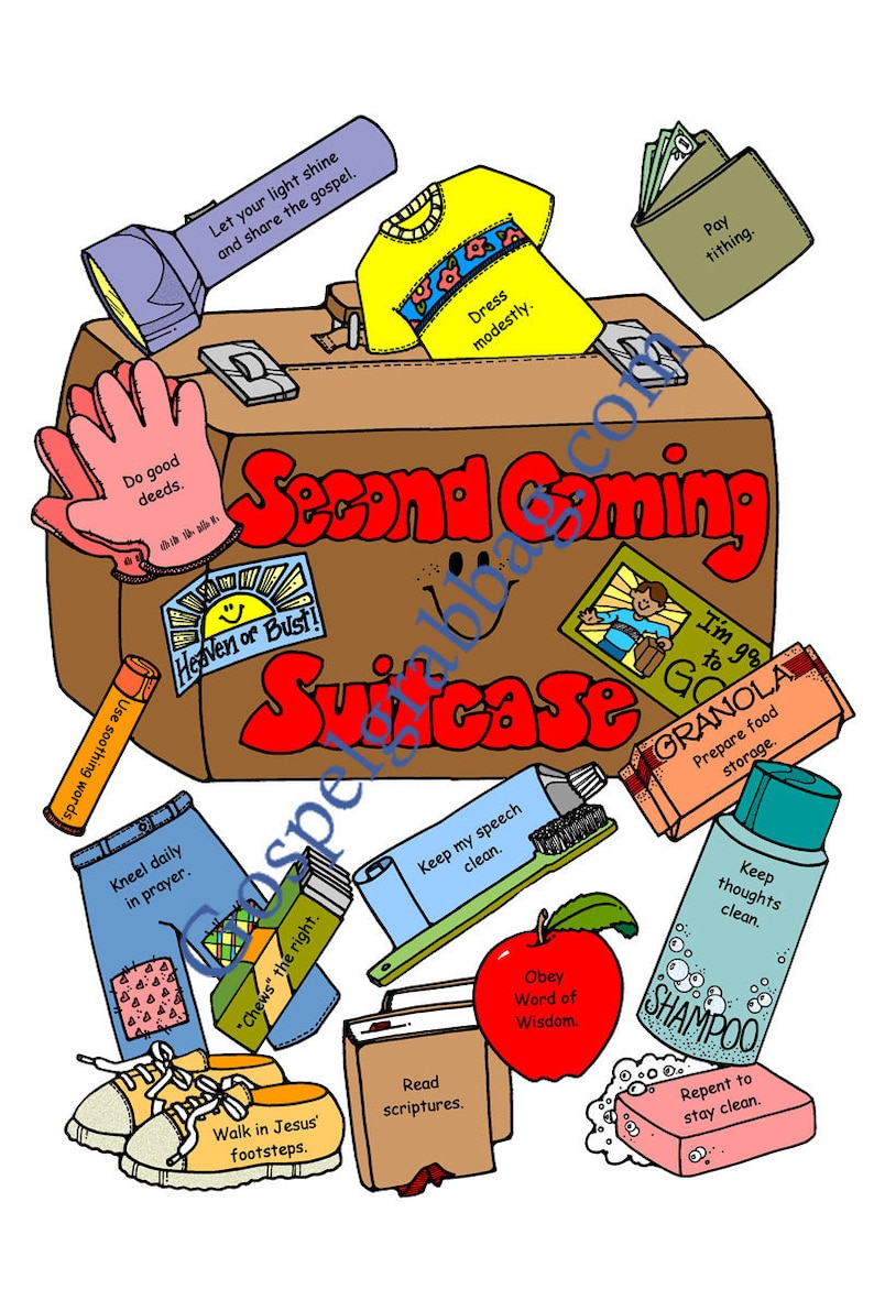 SECOND COMING Post-and-present Activity: Second Coming Suitcase ...