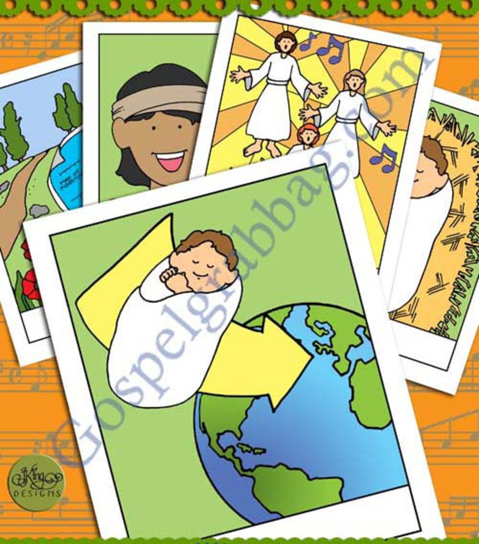 SONG "samuel Tells of the Baby Jesus" VISUALS Picture-for-every-verse ...