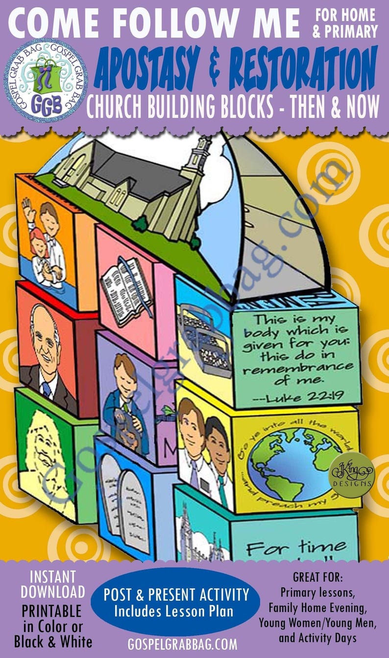 APOSTASY & RESTORATION "after Jesus and His Apostles Died, Gospel ...